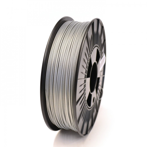 1.75mm 1Kg Silver ABS Filament- print temp: 220-240°C.