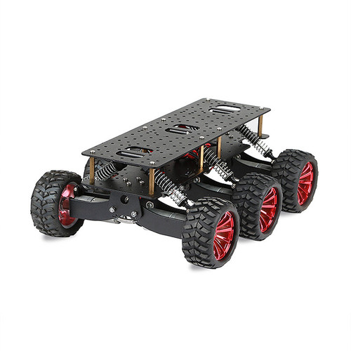 6WD Robot Car Chassis Shock Absorption Off-road climbing DIY
