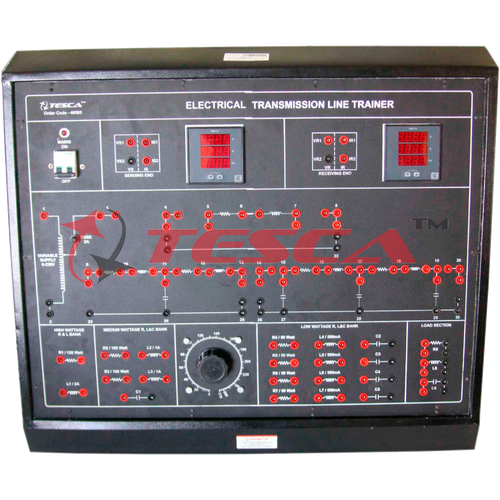 Electrical Transmission Line Trainer - Order Code 46585 Electrical Transmission Line Trainer - Order Code 46585