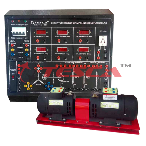 Induction Motor Compound Generator Lab - Order Code 46593