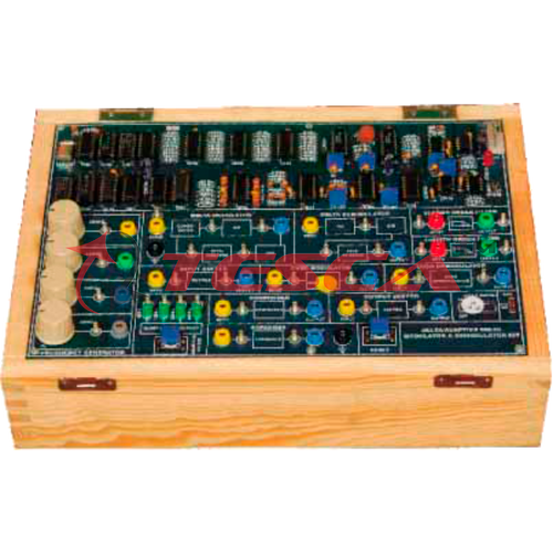 Delta/Adaptive Delta Modulation/Demodulation Trainer Kit