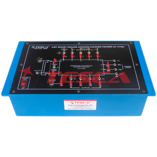 4-Bit Binary Decade Up/Down Counter using IC 74192.