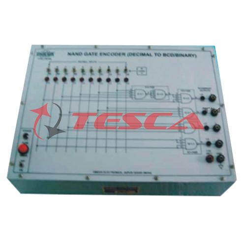 Nand Gate Encoder Decimal To Bcd Binary Coded