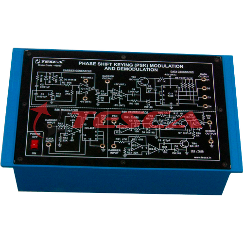Phase Shift Keying Modulation and Demodulation Trainer Kit