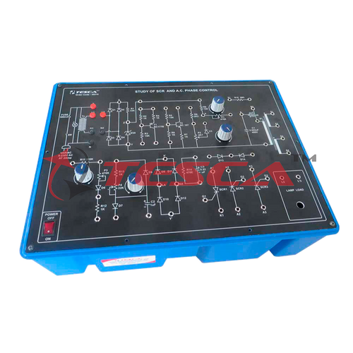 Study of SCR and A.C. Phase Control with Power Supply