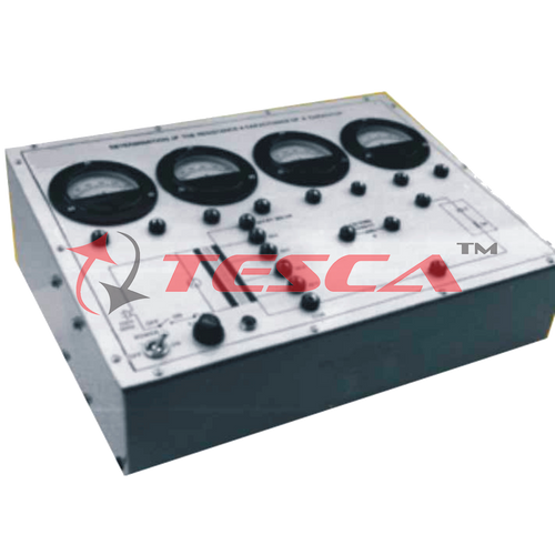 Determination of the resistance & capacitance of a capacitor