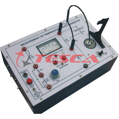 Measurement of temperature with thermistor