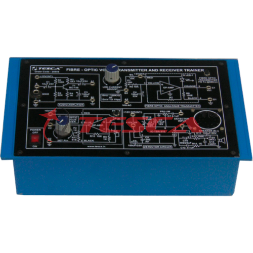 Fibre Optic voice transmitter and receiver trainer Kit
