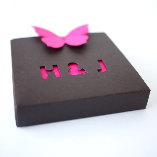 Etiquette et Papillon à clipser