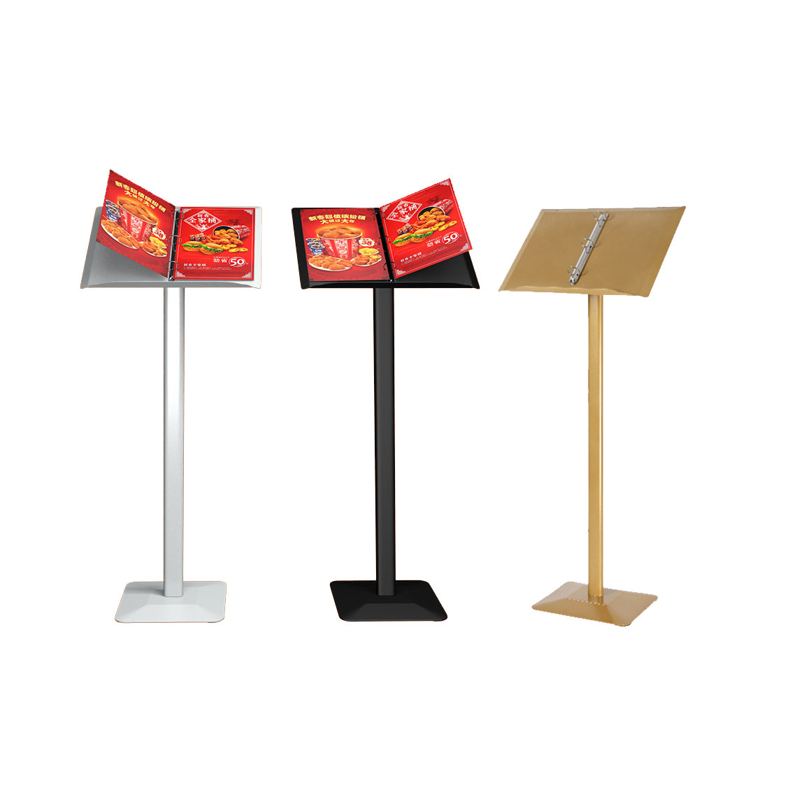 A4 Ring Binder Lectern Stand / Menu Stand / Catalogue Browser Floor ...