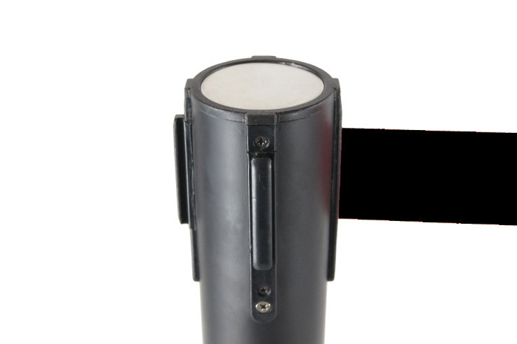 Queue Crowd Barriers Crowd Control with 3m Retractable Belt(Short Black ...