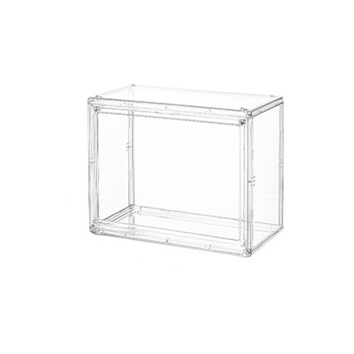 Transparent Stackable Display Case Boxes Storage 27x22x13cm