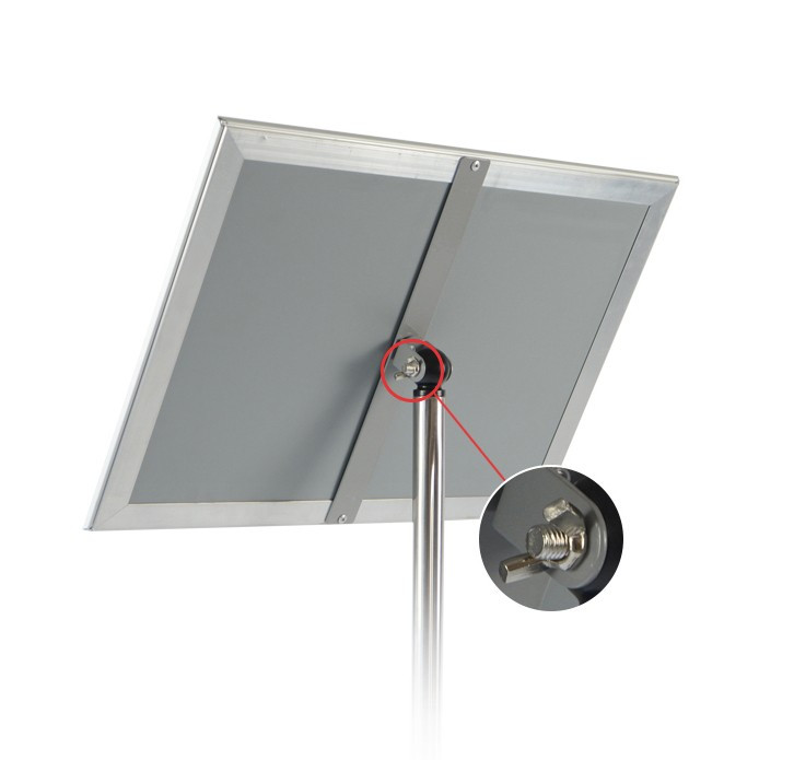 A2 / A3 / A4 Floor Poster Display / Snap Frame Stand Foyer Pedestal ...