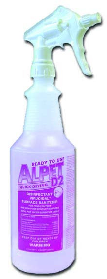 Santie Oil Company | Alpet D2 Disinfectant and Sanitizer (1 qt spray ...