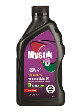 Mystik JT-8 Premium Gasoline Synthetic Motor Oil SAE 5W-20