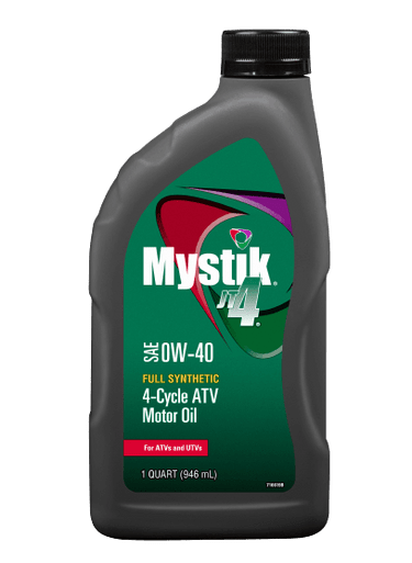 MYSTIK JT-4 Synthetic 4 Cycle ATV Motor Oil 0w40 - Case of 12 1 Quart ...