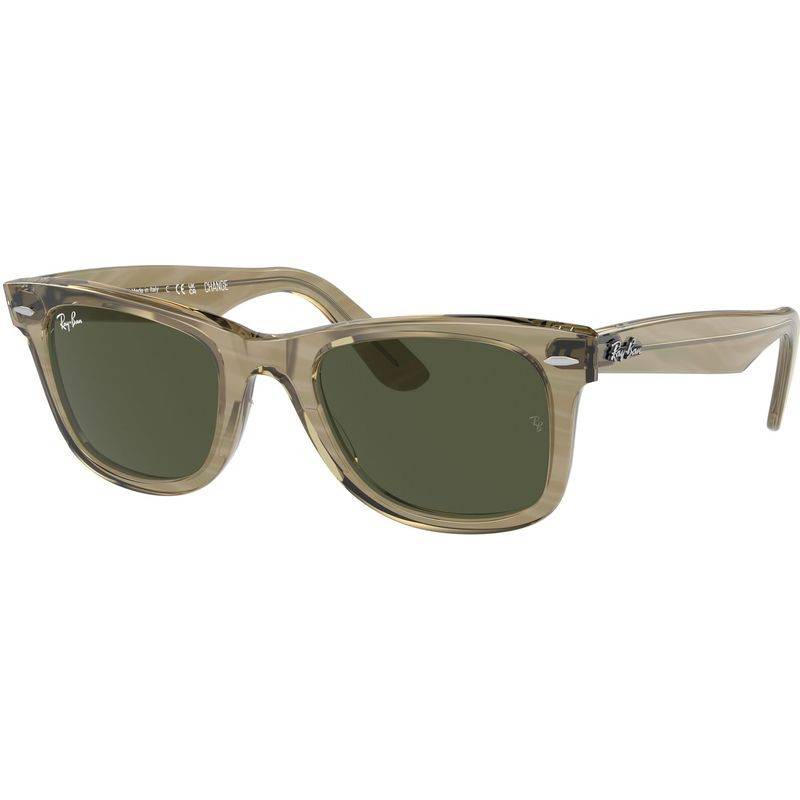 Ray-Ban Original Wayfarer RB2140 Photo Striped Grey/Green