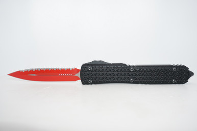 ULTRATECH- D/E SITH LORD RED Full Serrated- Microtech Knives