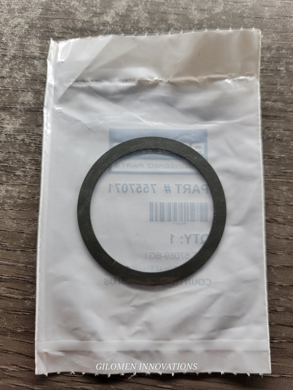 VESPEL COMPOSITE WASHER FOR TWO WAY ROLLER BEARING FOR PRIMARY CLUTCH ...
