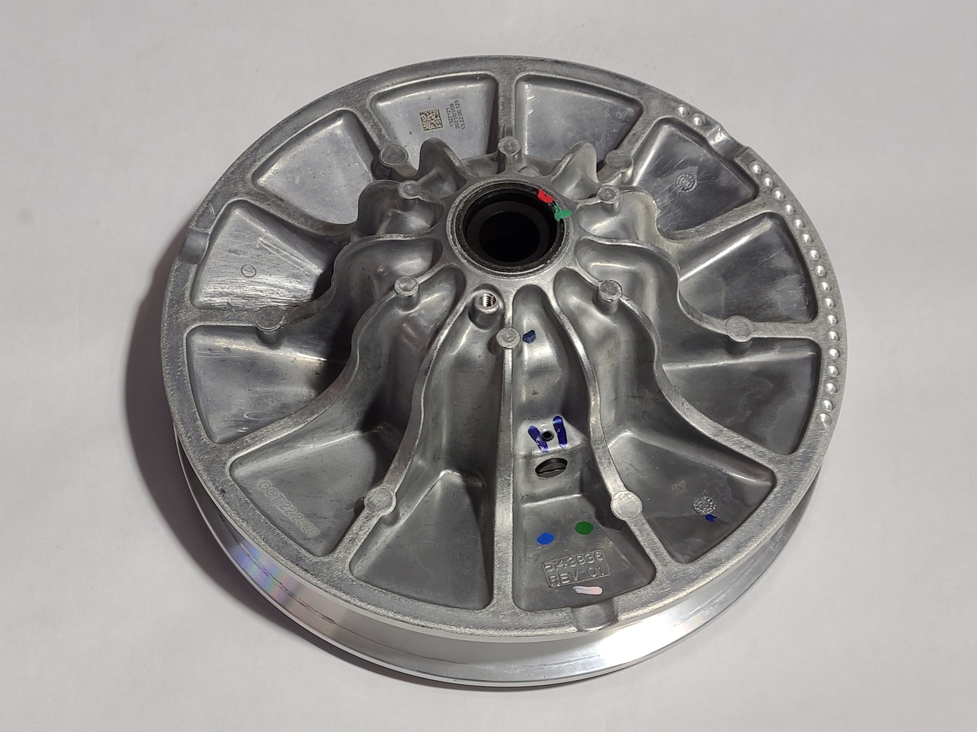 SECONDARY CLUTCH ASSEMBLY COMPLETE WITH HELIX AND SPRING