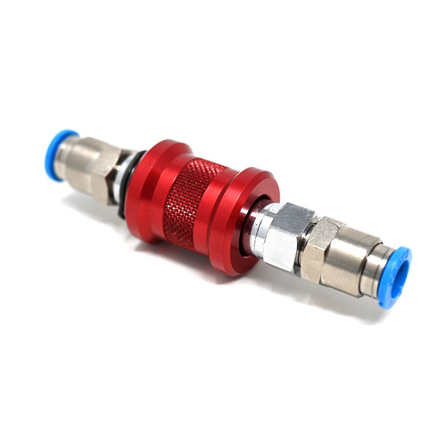 Red Slide Valve with 8mm hose fittings