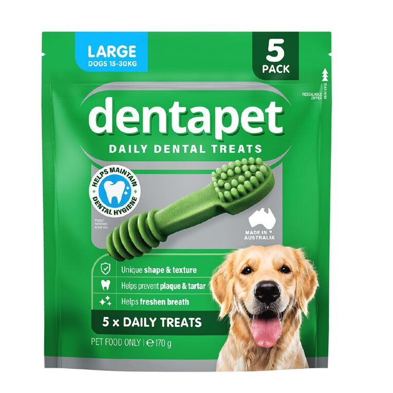 DENTAPET – DENTAL CHEWS - LARGE DOGS