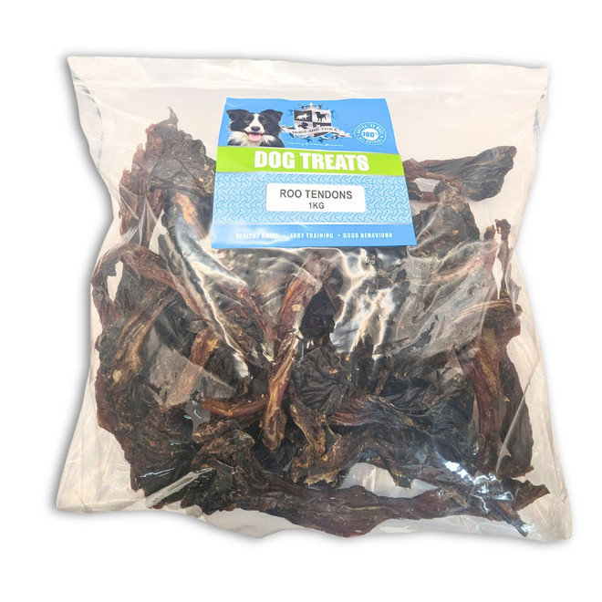 Kangaroo Tendon Dog Treats. Natural meat treats- 500g