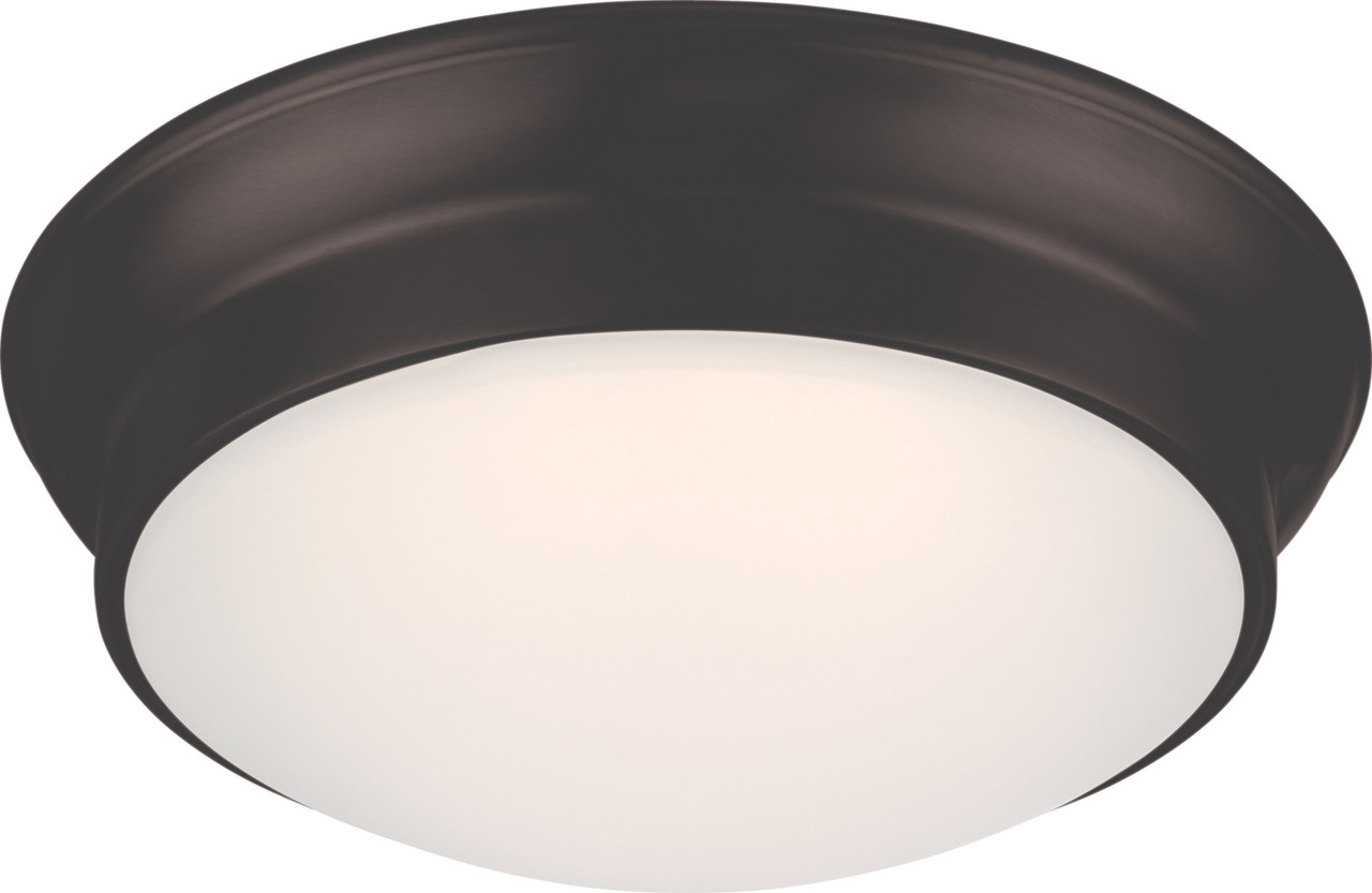 Nuvo 62-705 CONRAD LED FLUSH Conrad LED Flush Fixture with Frosted ...
