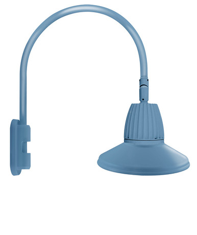 RAB Lighting GN5LED13YSTLB Gooseneck Style5 13W Warm LED 15" Straight ...