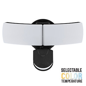 Lighting and Supplies LS-9-4021 LED Tone-Select Outdoor Motion Security ...