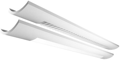 Ledalite 7708LBGVA Sona wall, 1LE Up, White Louvers + Acrylic Diffusers ...