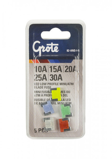 Grote Industries 82-ANS-I-5 Fuse & Circuit Protection Assortment kits, Low Profile Miniature ...
