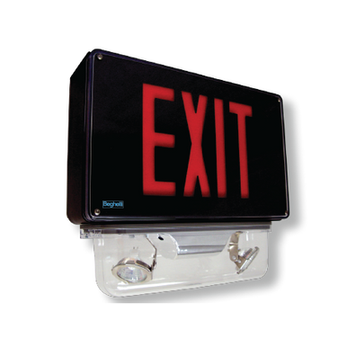 Beghelli Lighting Fortezzaª Combo Emergency Exit Combo