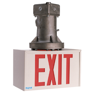 Beghelli Lighting HDZ Exit (HDZ-E) Emergency Exit Combo