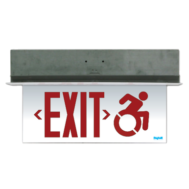 Beghelli Lighting OL2-CT Exit Emergency Exit Combo