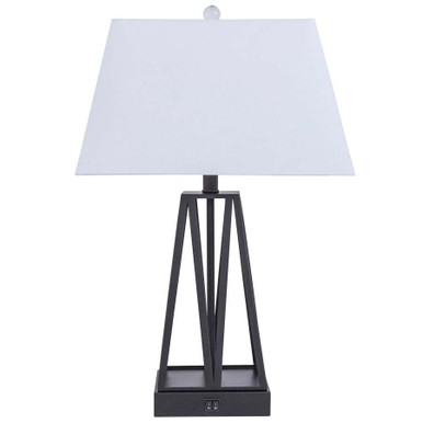 Arkansas Lighting 6476TD 25.75" Table Lamp shown in Matte Black with ...