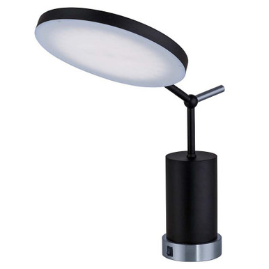 Arkansas Lighting Brushed Nickel Table Lamp with LED Bulb 22.5" Table ...