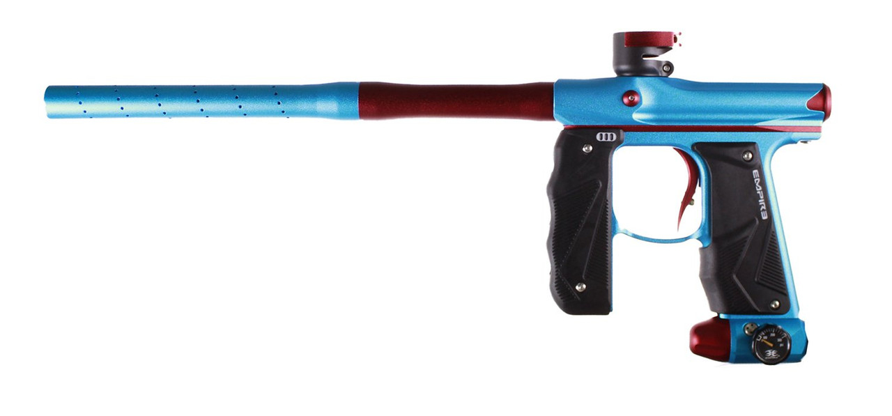 Mini GS Paintball Gun Blue/Red | Compact Electronic Marker | Trademygun.com