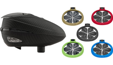 Dye R2 Electronic Paintball Loader Rotor Hopper Carbon w/ Choice of Dye ...