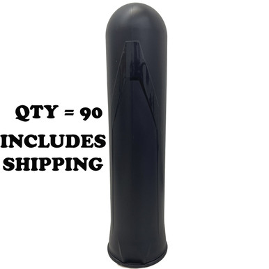 TMG By HK Army 150 Round Paintball Pods - 90 PACK Full Case - Black