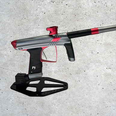 Used Macdev Clone Prime Paintball Marker Gun w / Case - Pewter / Red ...