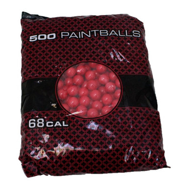 Red Ball & Fill Bloodball Paintballs | 500 Count Bags | Trademygun.com