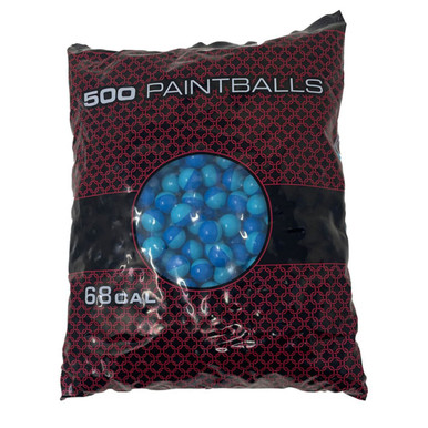 XBALL CERTIFIED MIDNIGHT 500 Paintballs - Blue / Light Blue Shell ...