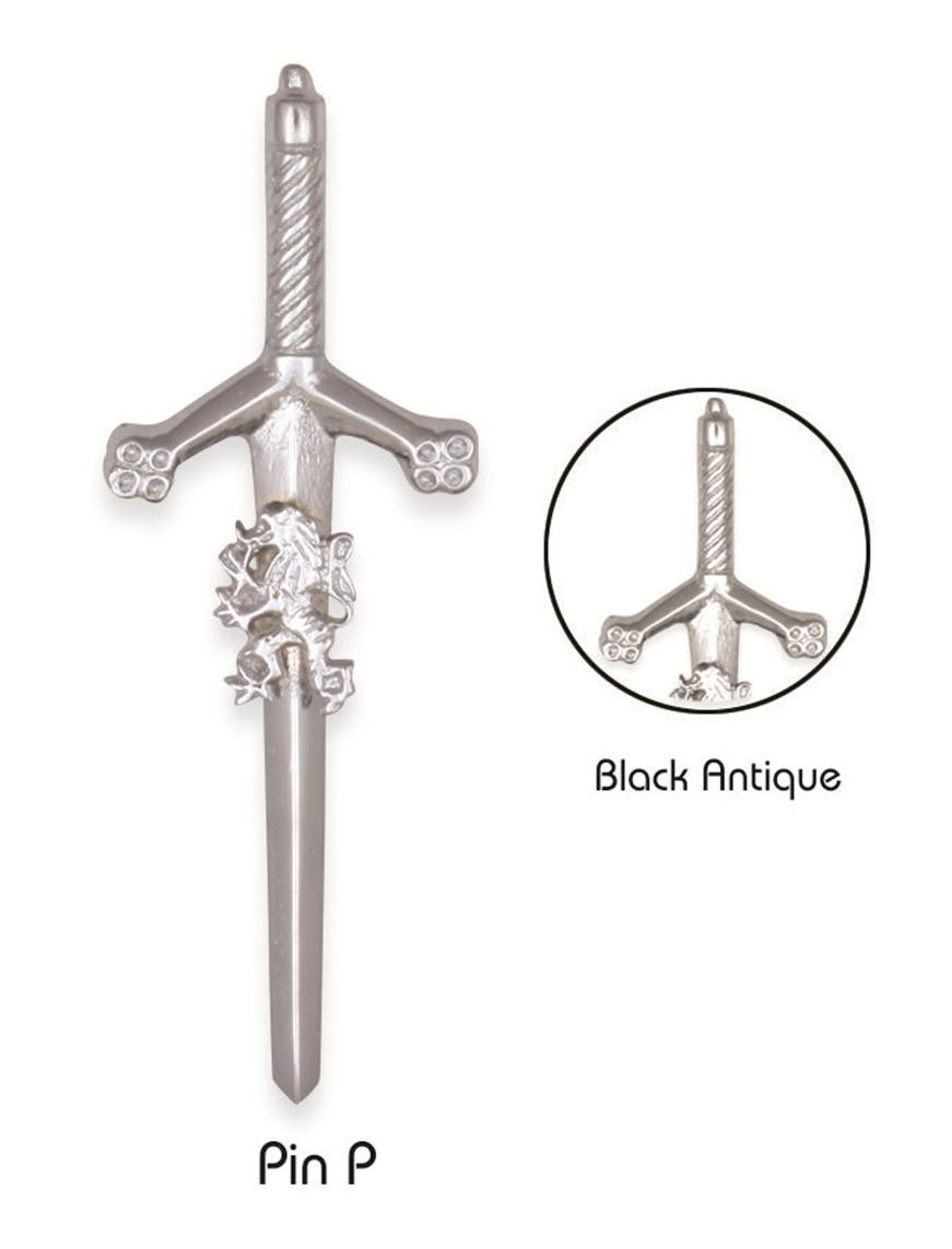 Rampant Lion Kilt Pin - The Tartan Store