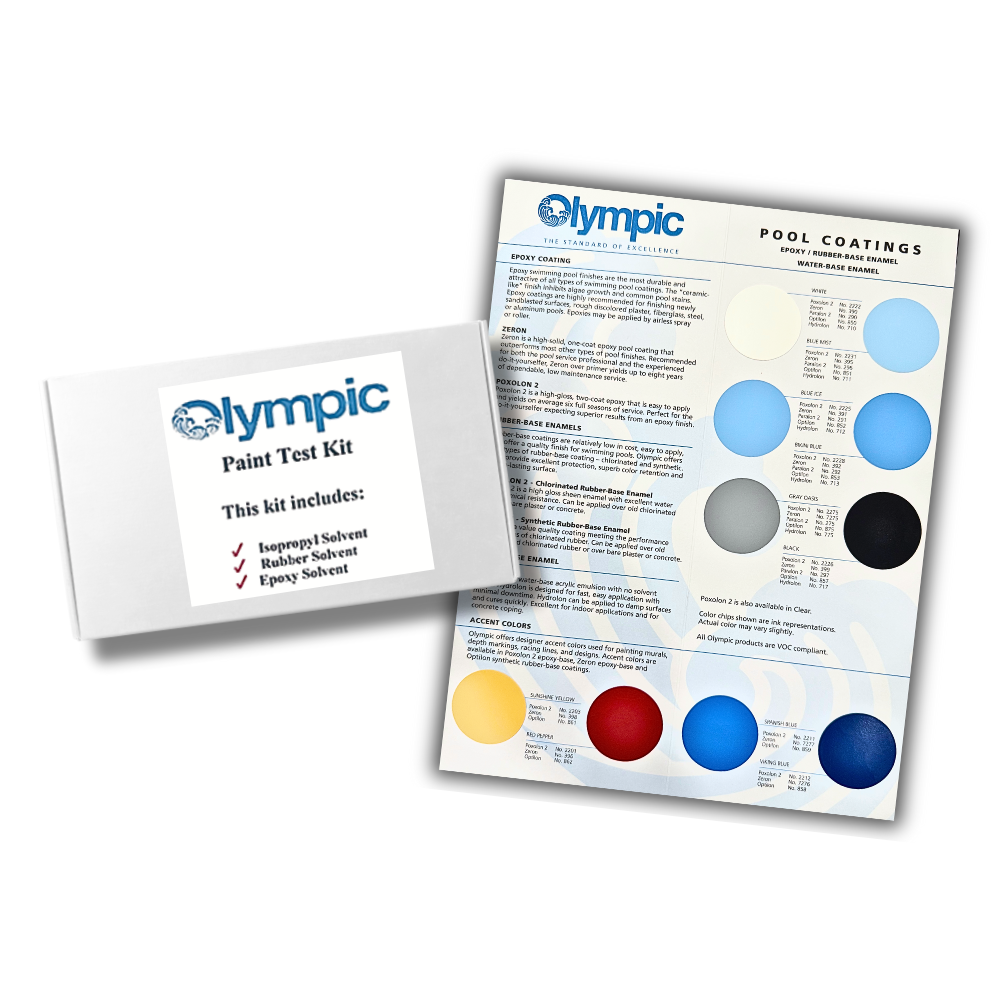 Olympic Pool Paint Test Kit