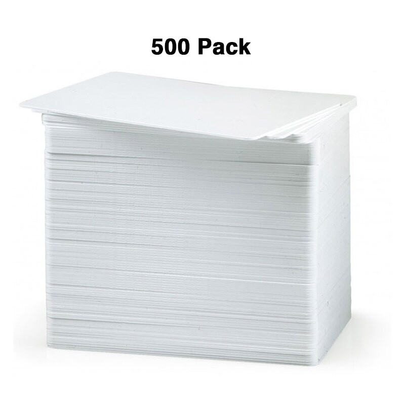PVC/PET Card - CR80 - 30 Mil - Image Grade - Pack of 500 - idshop.com