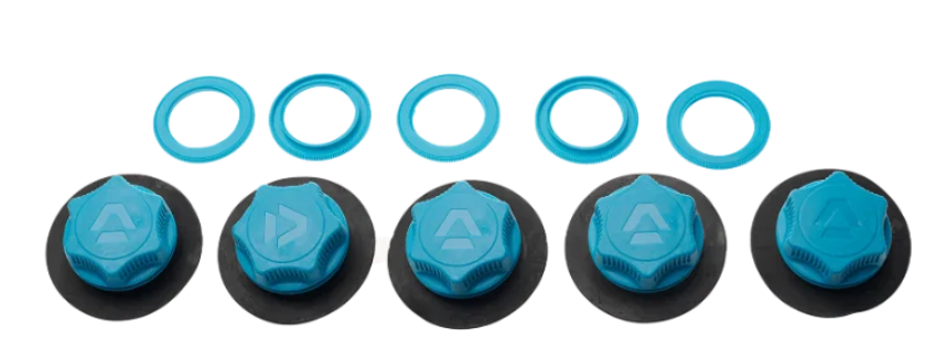 Kite Spare Air Port Valve II+cap+securer(SS20-onw)(5pcs)