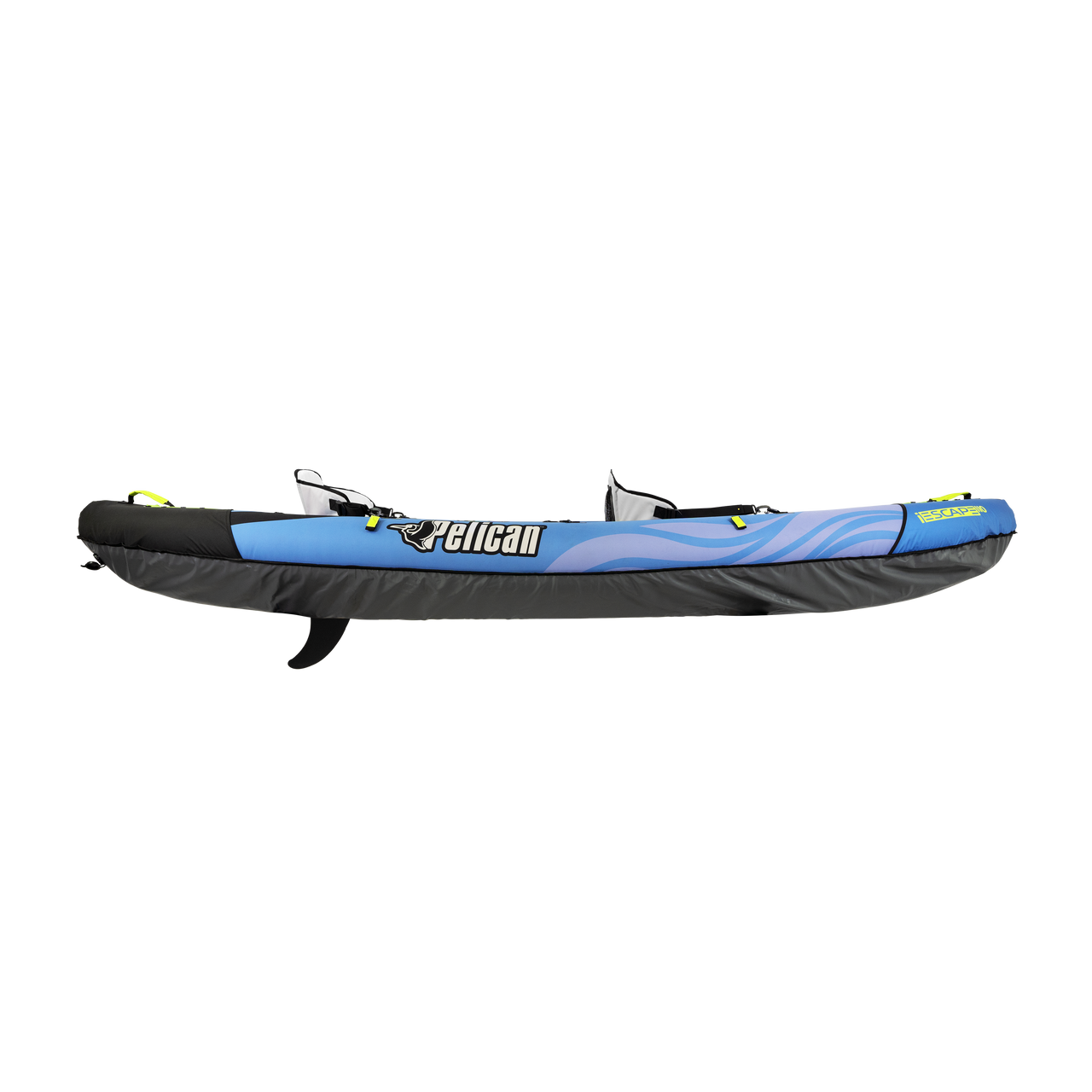 Kayak inflatable - iESCAPE 110 Marine Blue + Citrine