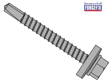 ForgeFix TechFast Roofing Sheet to Steel Hex Screw & Washer - Nottage Timber Merchants