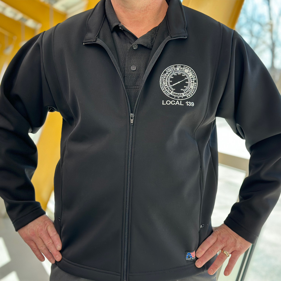 Softshell Jacket with Grey Embroidery - 139 Engineer Gear